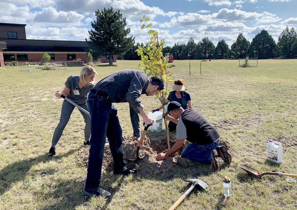 Healing Garden at CCH gets new trees | Valentine Midland News